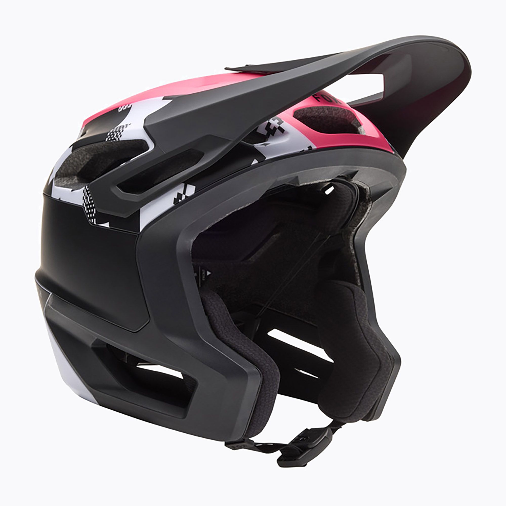 Fox Racing Dropframe Pro Digi Image schwarz/weiß Fahrradhelm (33472_018 ...