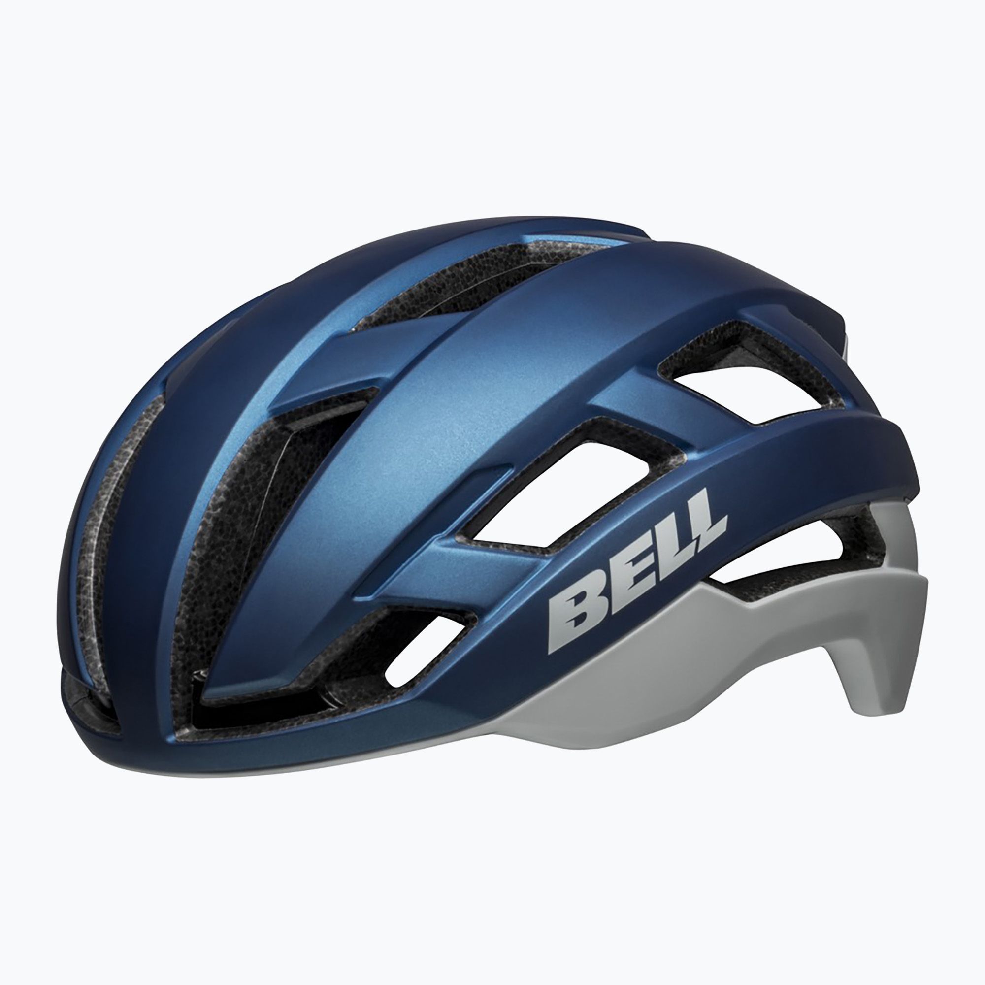 Fahrradhelm Bell Falcon XR Integrated Mips matt blau/grau (BEL-7152638 ...