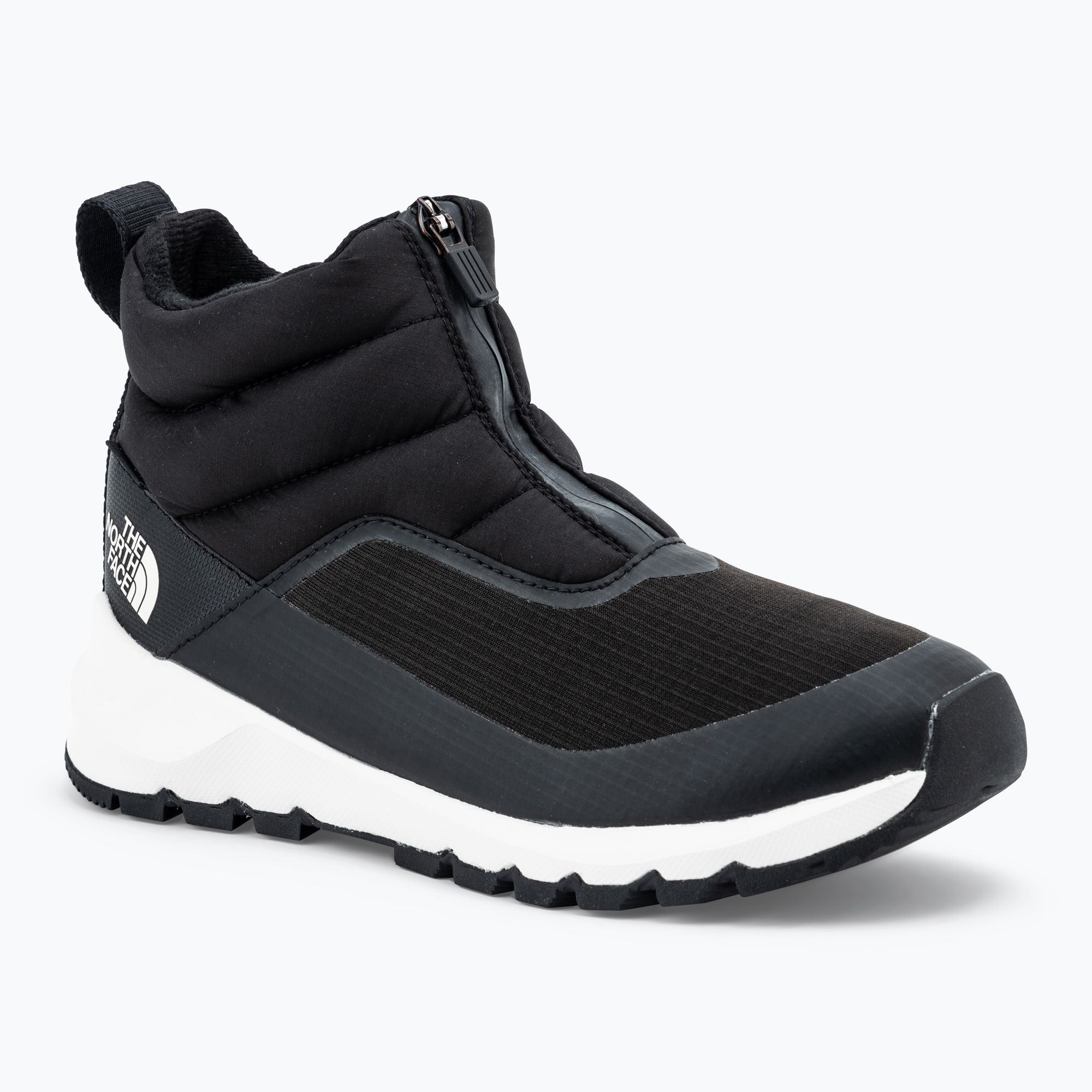 The North Face Damen Thermoball Progressive Zip II Wp schwarz gardenia weiB Schneestiefel NF0A5LWFR0G1004 Sportano