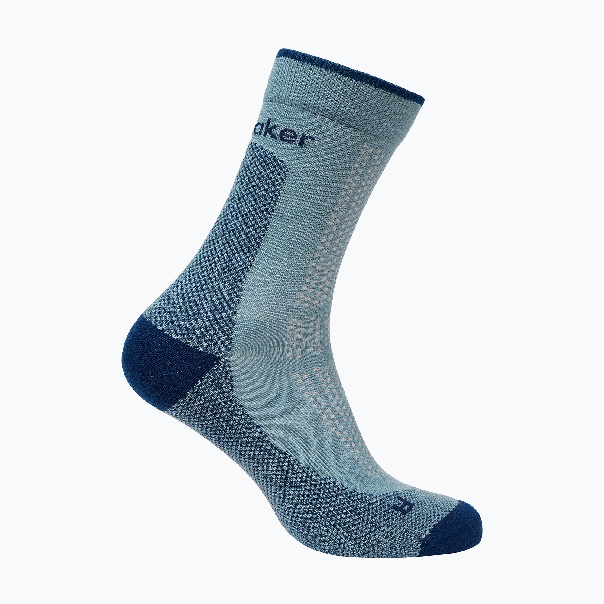 Herrensocken Icebreaker Merino Hike+ Ultralight Quarter flint blue ...