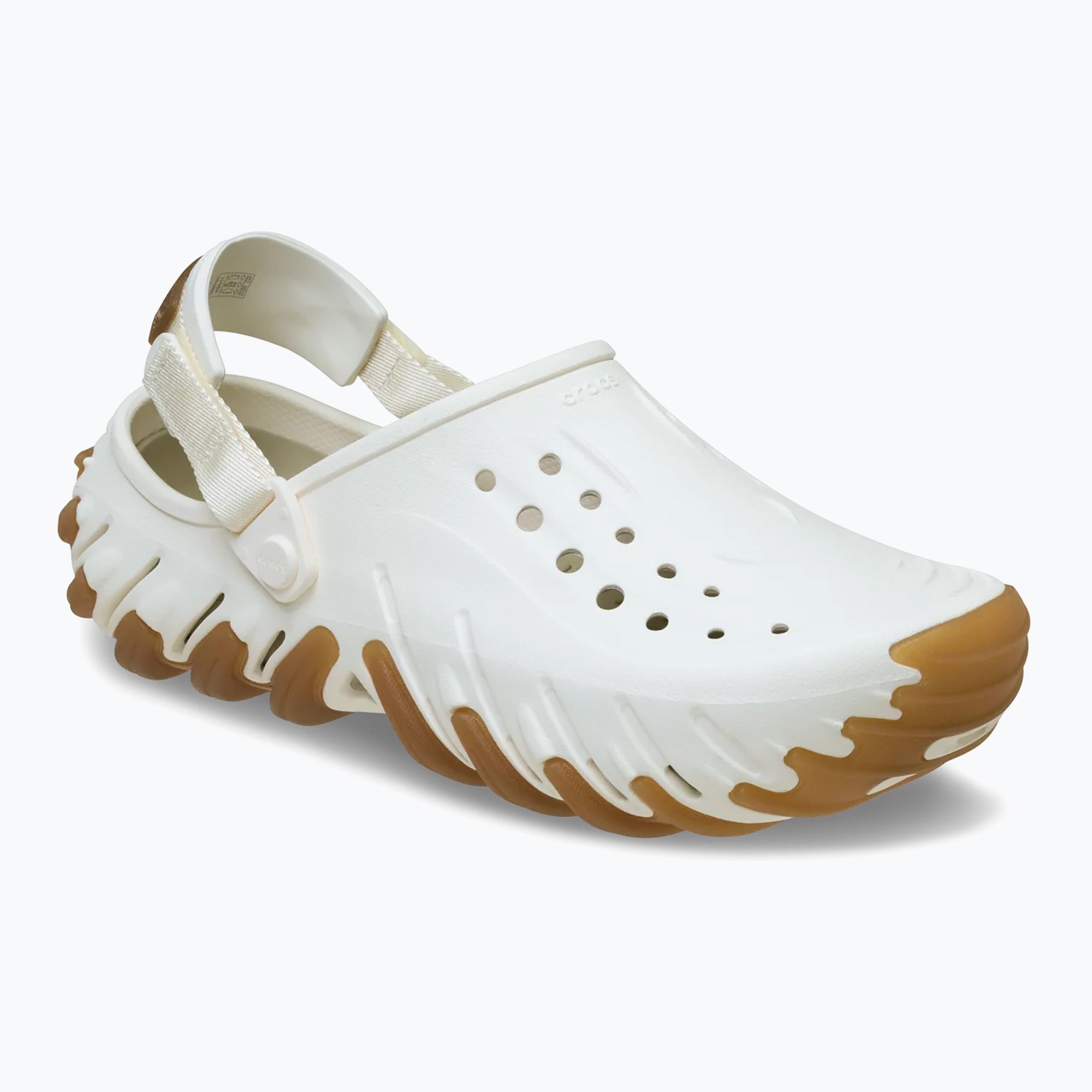 Sandalen Crocs Echo Gum Ro Clog chalk (211675-0WV) - Sportano.de