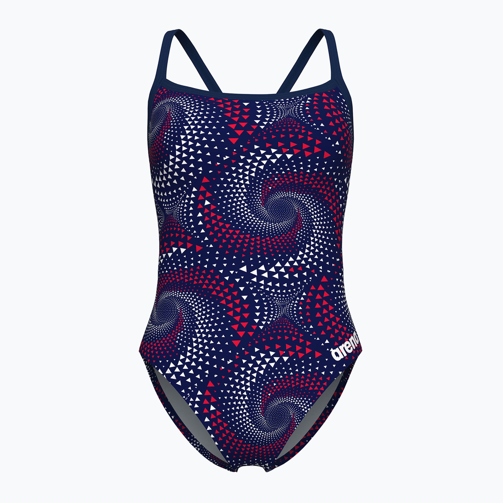 Badeanzug Damen arena Fireflow Challenge Back navy/team redwhiteblue ...