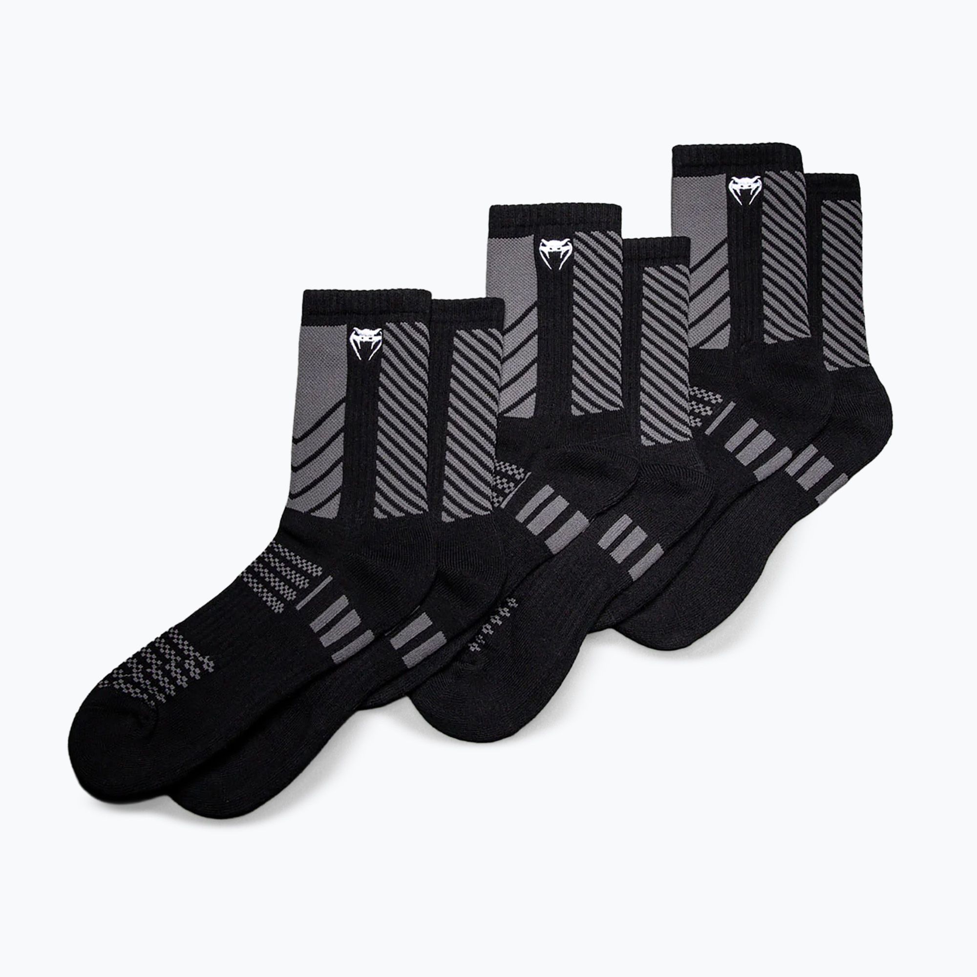 Socken Venum Vector 3er-Pack black/grey (VENUM-05988-109) - Sportano.de
