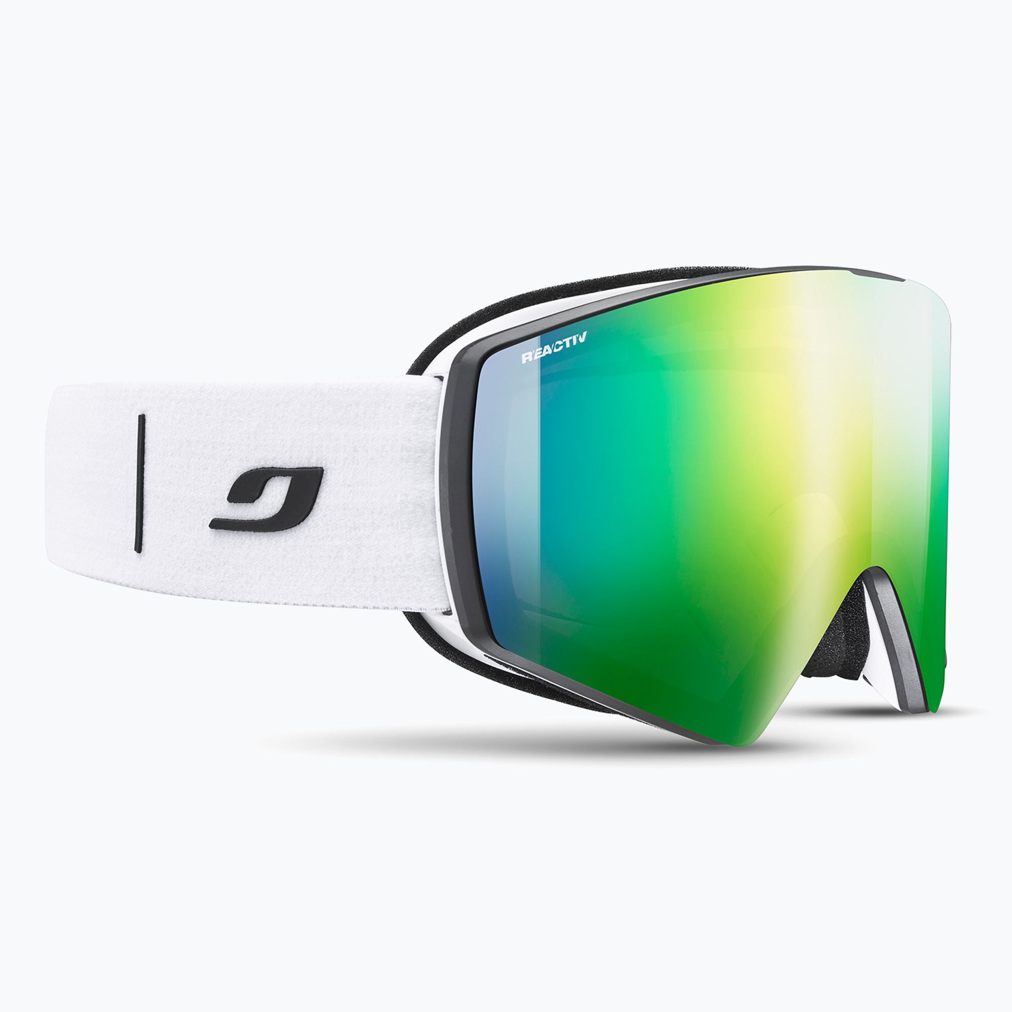 Julbo Razor Edge Reactiv High Contrastl schwarz/weiss/flash green ...