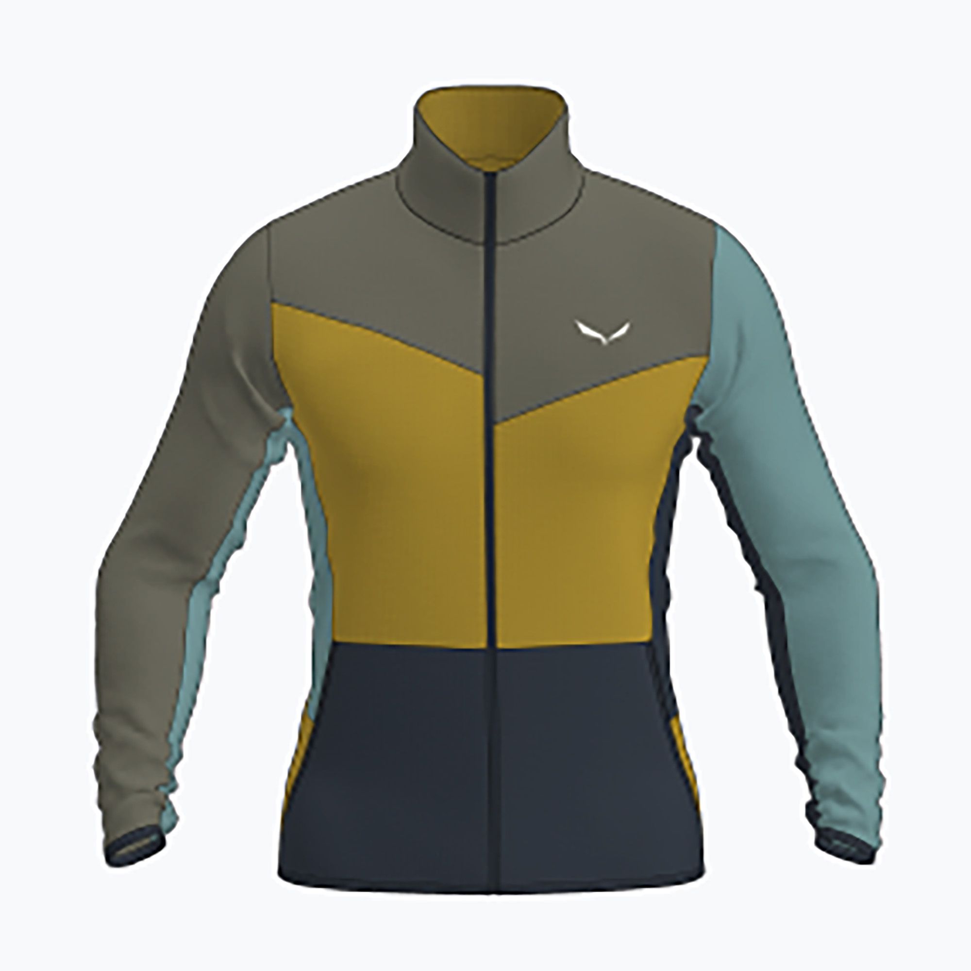 Herren Trekkingpullover Salewa Puez Cammio PL faded green/multi (00 ...