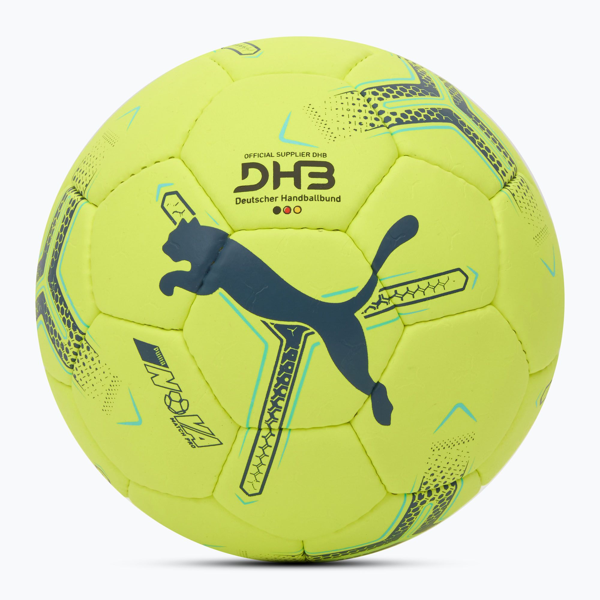 PUMA Nova Match Pro sprudelnder Apfel/graue Skier Handball Größe 2 ...