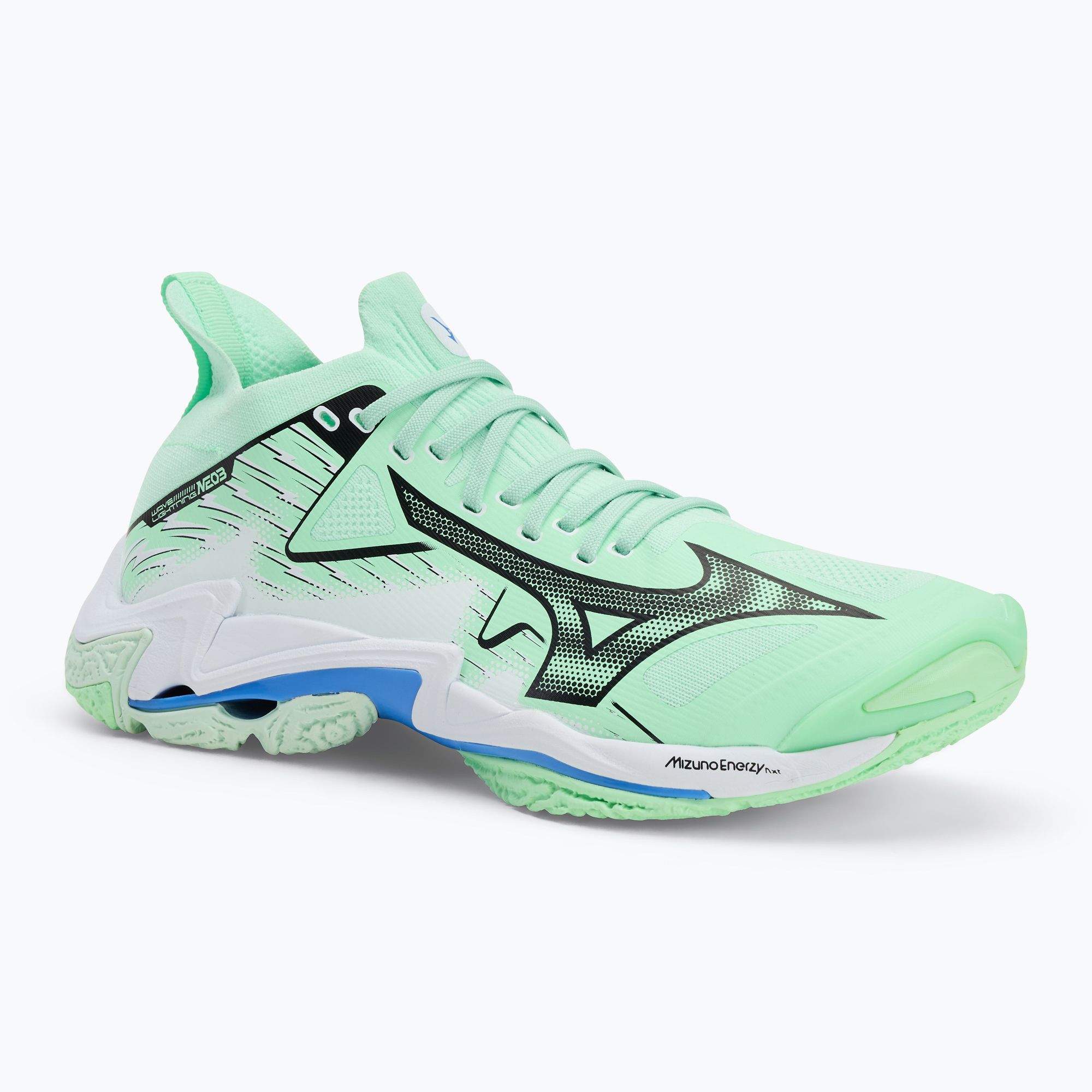 Volleyballschuhe Mizuno Wave Lightning Neo 3 neo mint/black/frontier ...