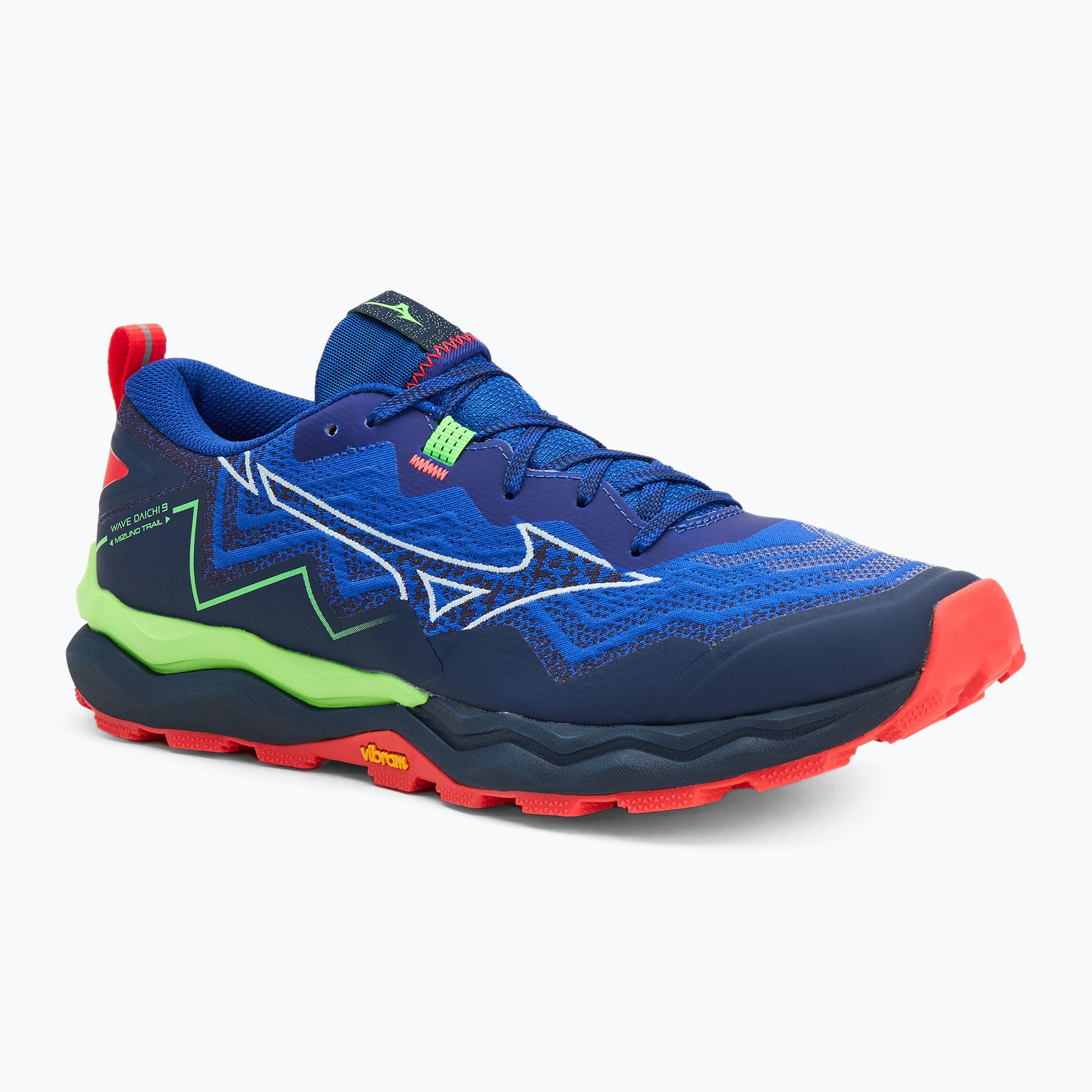 Laufschuhe Herren Mizuno Wave Daichi 9 reflex blue c/white/green geck ...