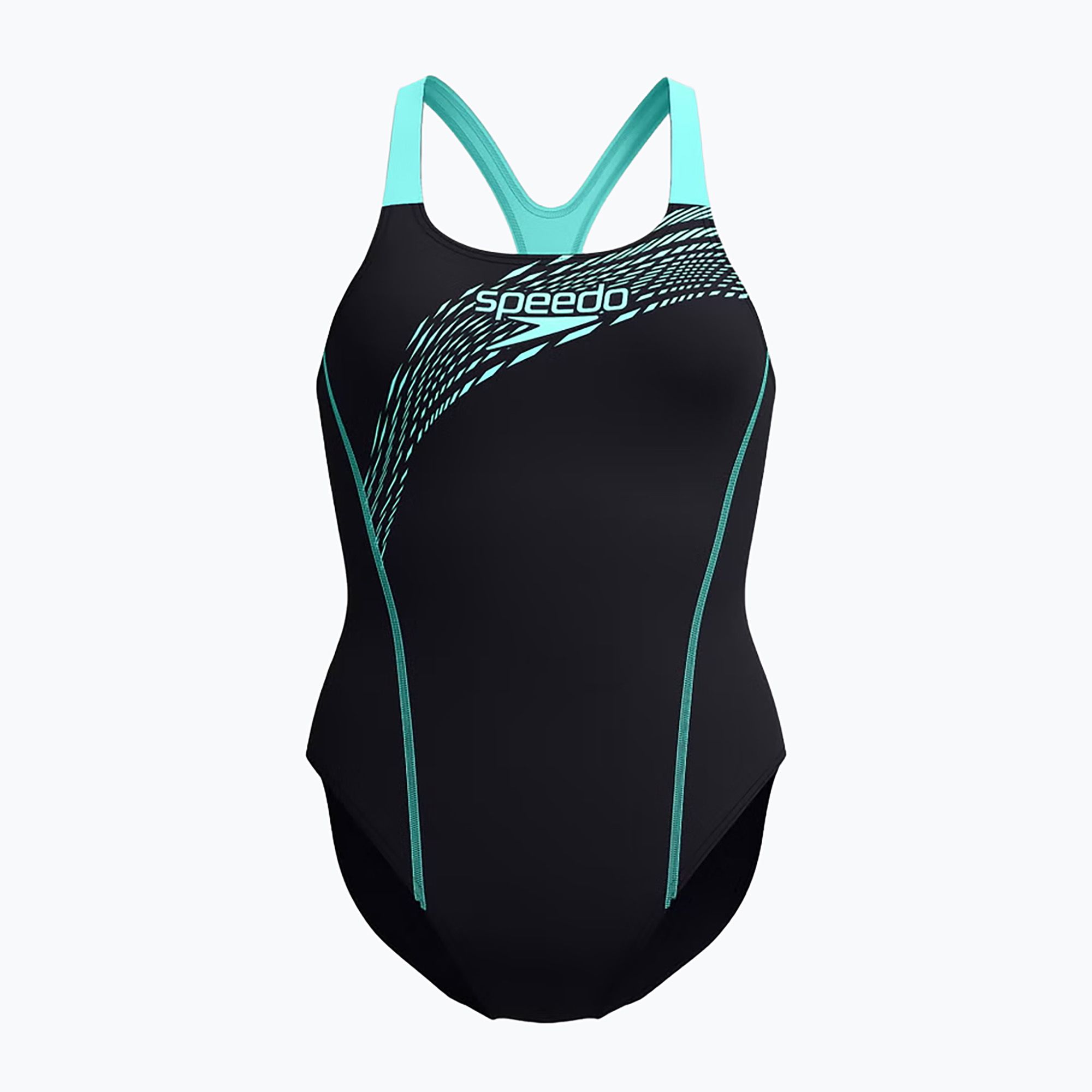 Damen Badeanzug Speedo Medley Logo Medalist arctic glass (8-1347416243 ...
