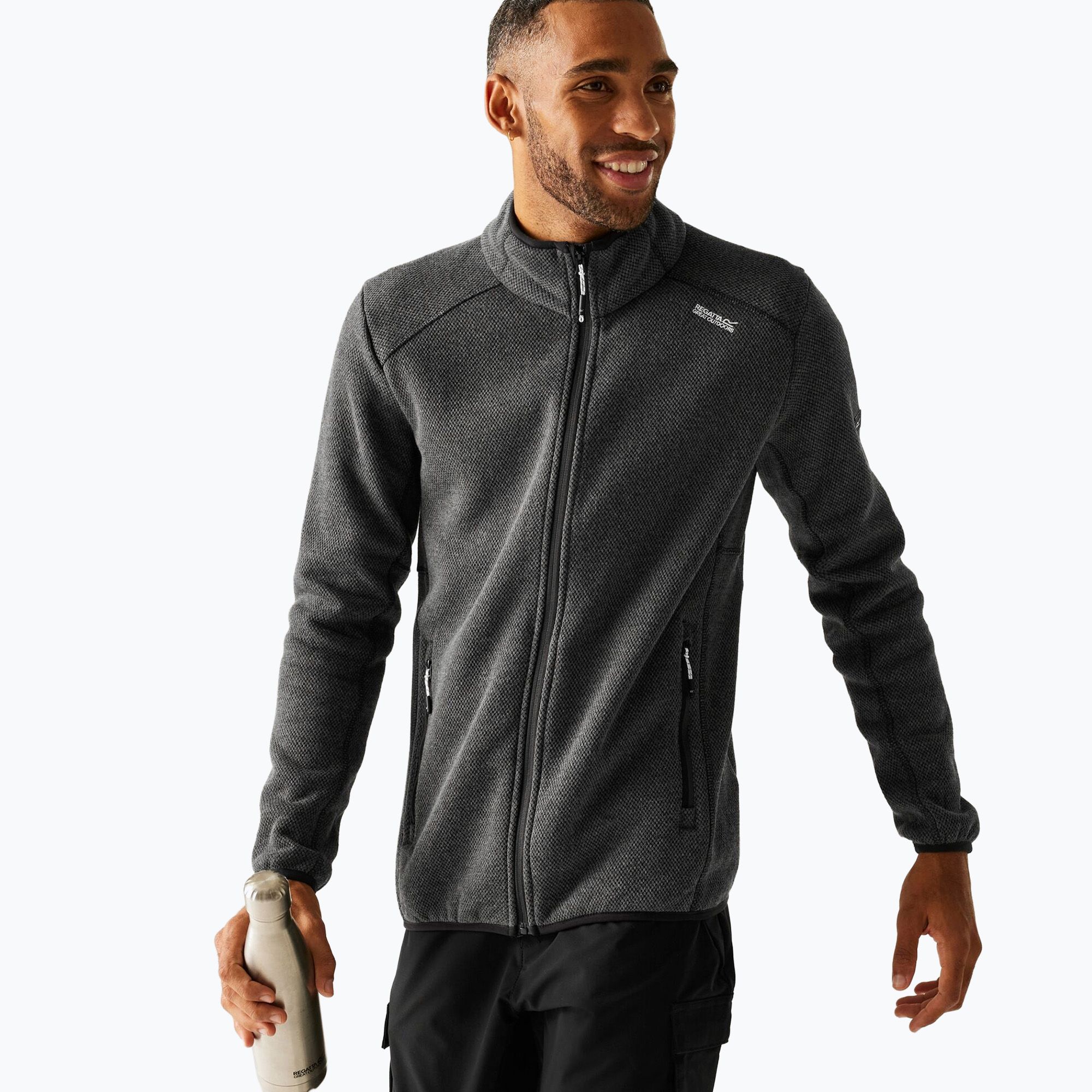 Herren Fleecejacke REGATTA Torrens black (RMA655-800) - Sportano.de
