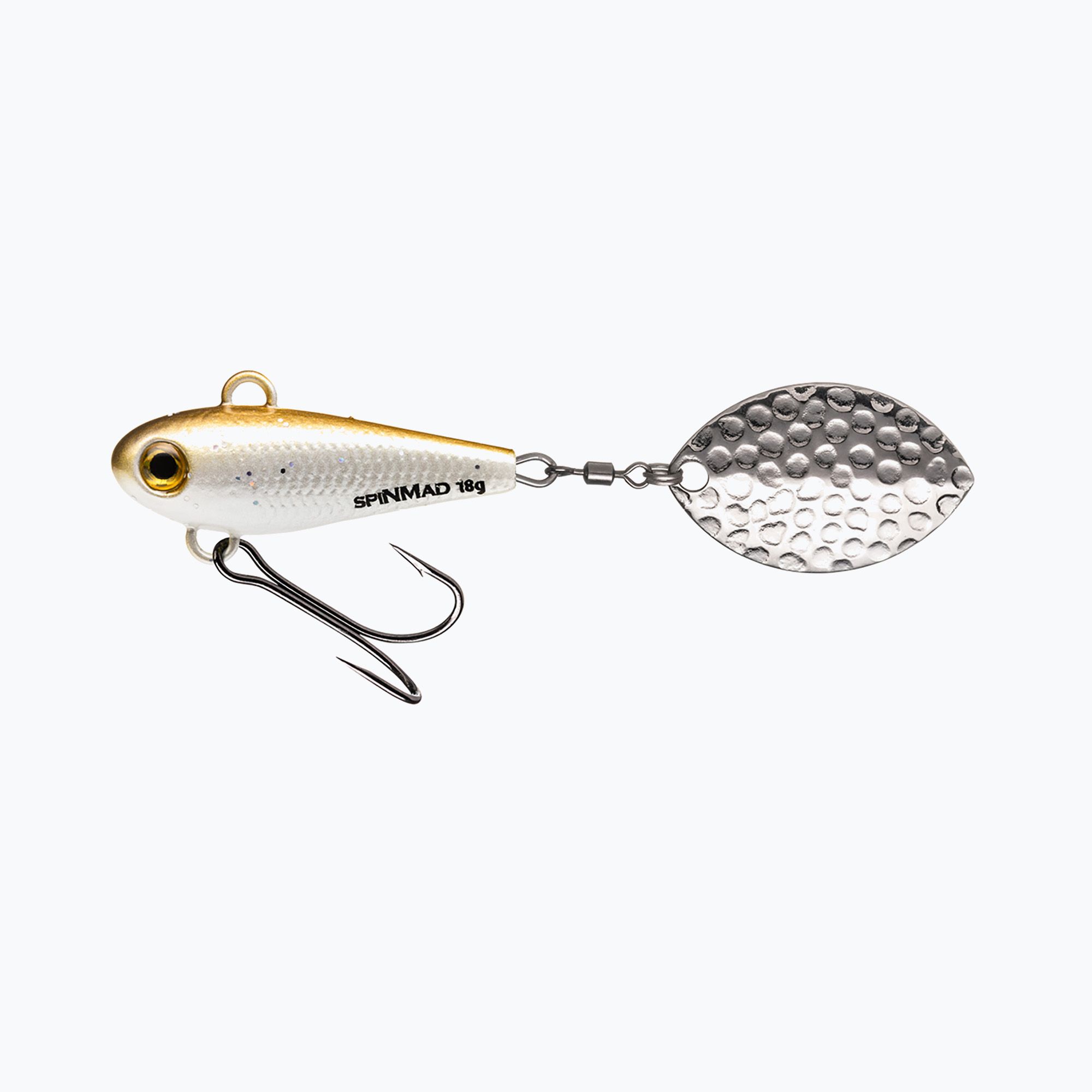 SpinMad Jag Tail Spinner weiß und gold 0902 Köder (0902) - Sportano.de