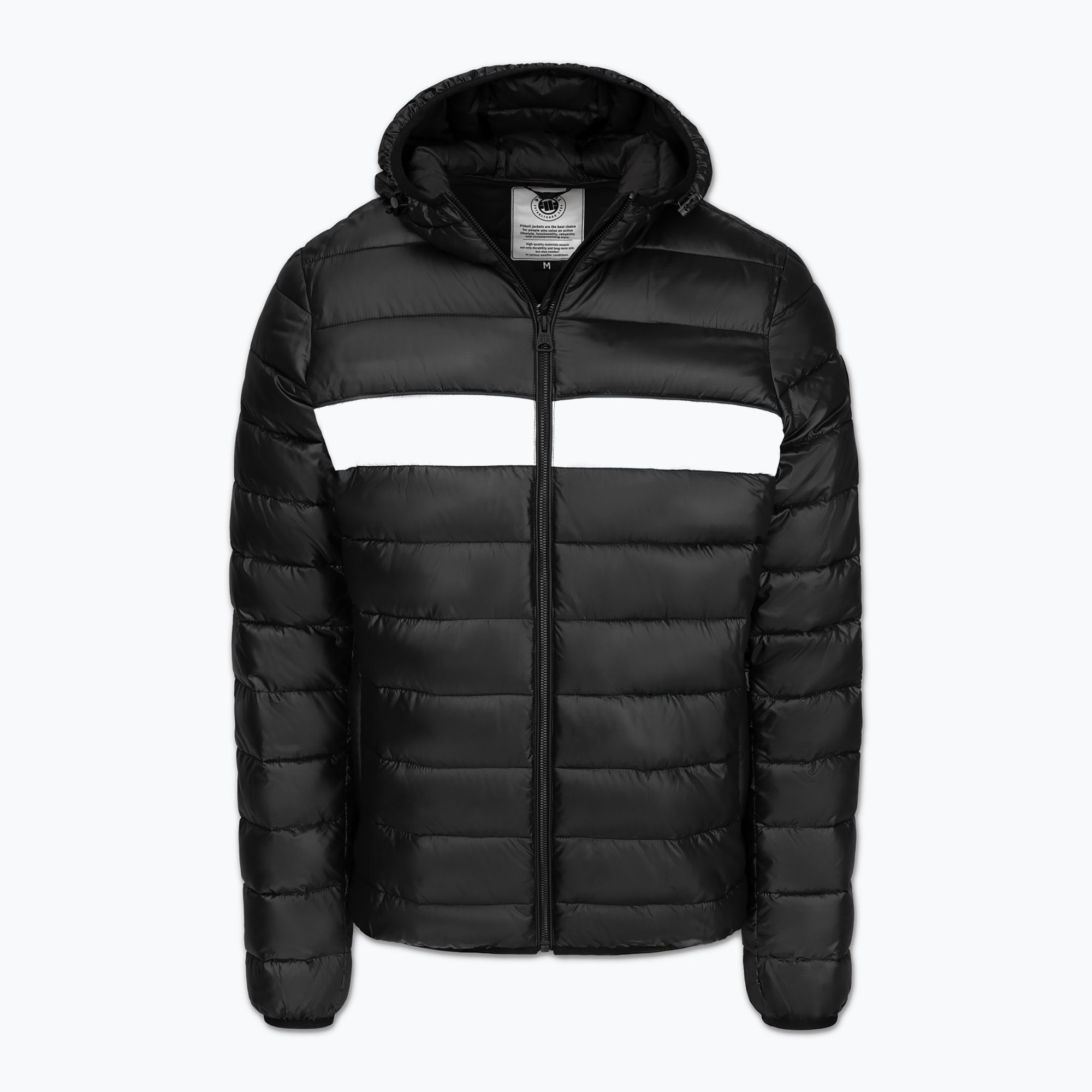 Herren Winterjacke Pitbull Shatto Quilted Hooded red/black ...