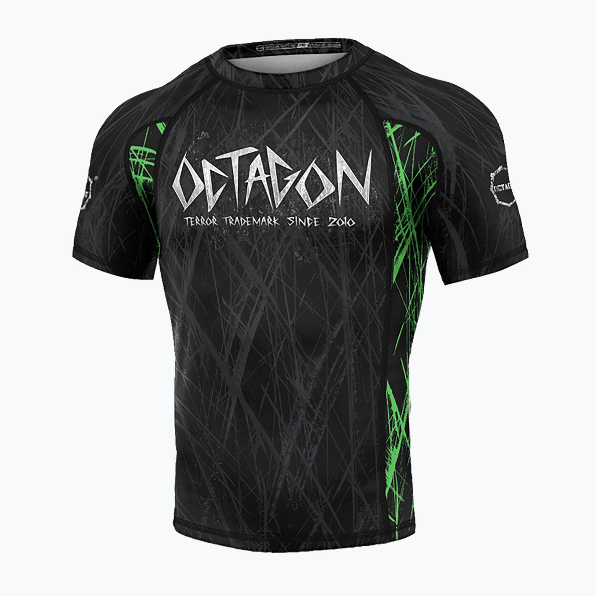 Herren Octagon Premium Spiderskull schwarz/multicolour Rashguard (11583 ...