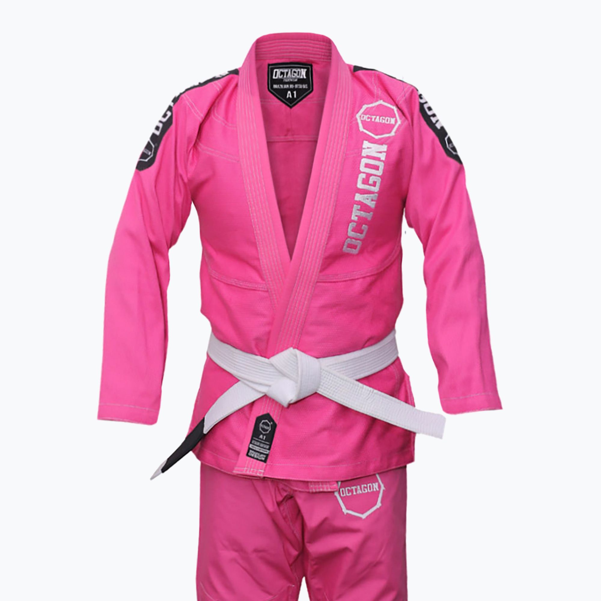 GI für Kinder brasilianischen Jiu-Jitsu Octagon Caption rosa (6794-PK ...