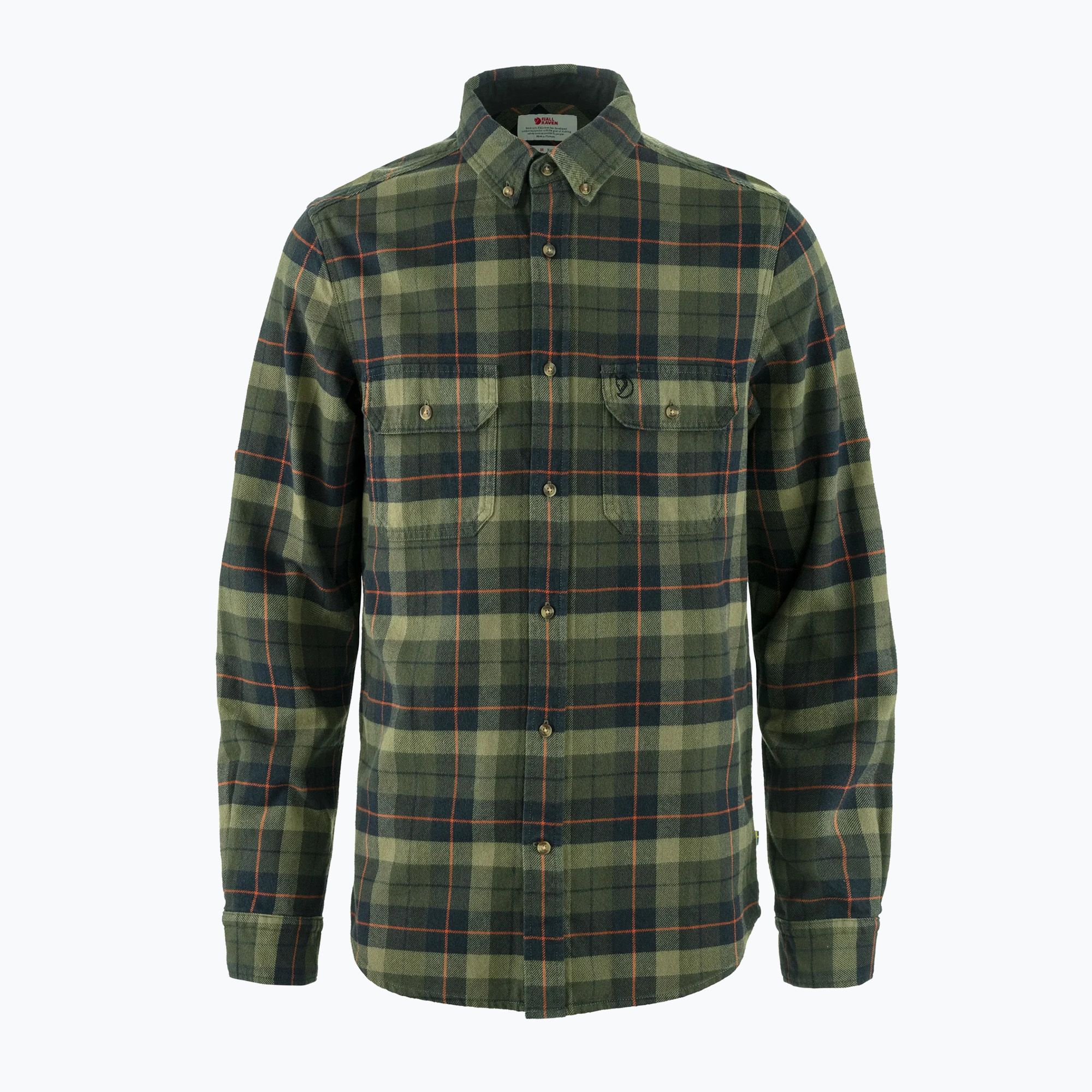 Hemd Herren Fjällräven Singi Heavy Flannel chalk white/dark navy ...