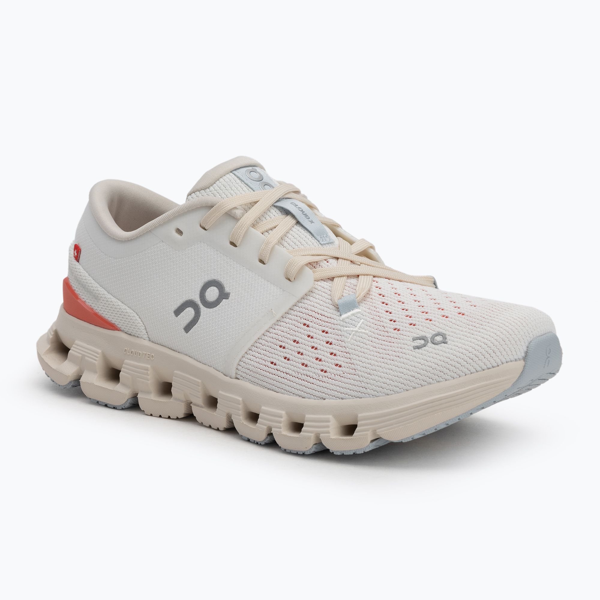Laufschuhe Damen On Cloud X 4 ivory/salmon (3WE30073297) - Sportano.de