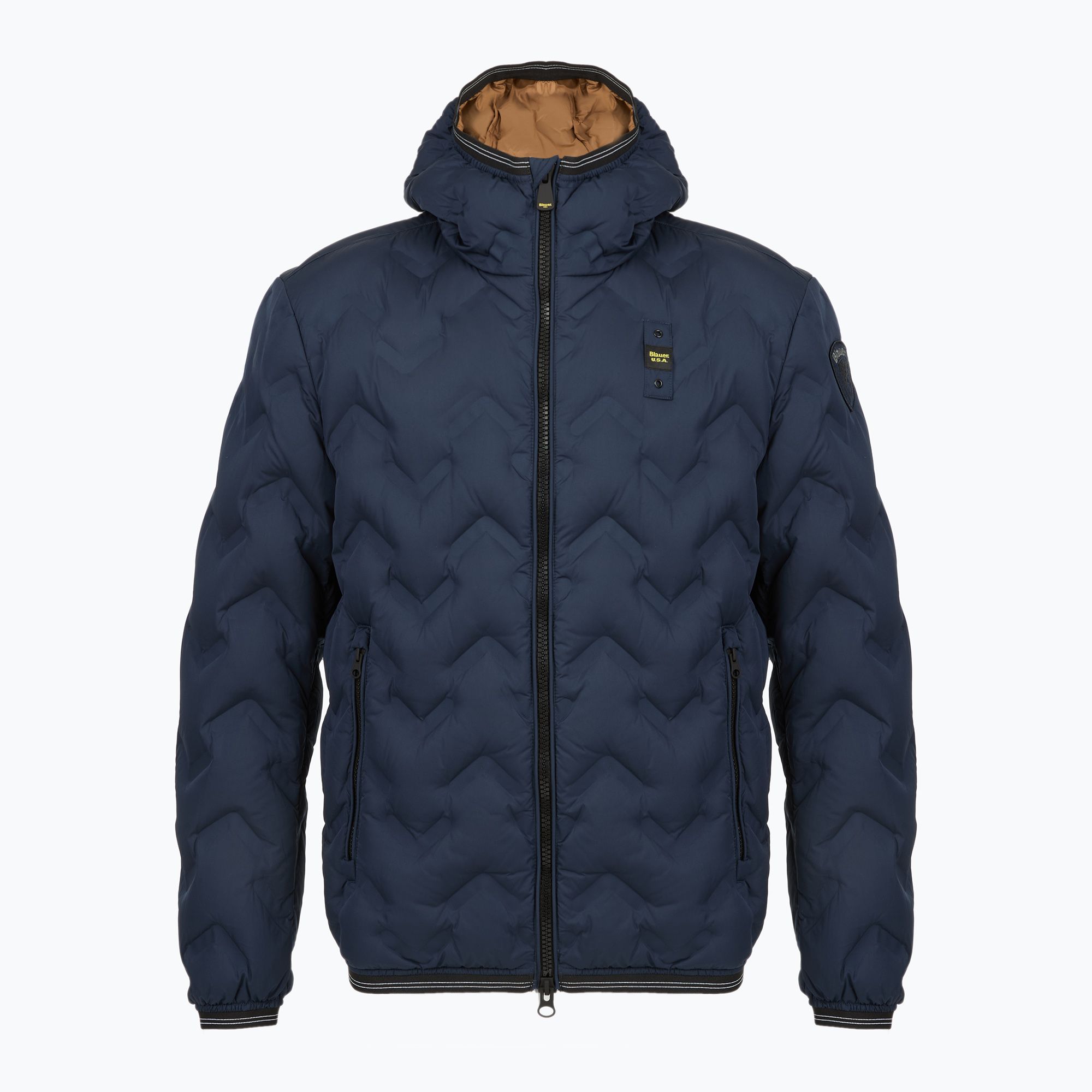 Jacke Herren Blauer USA Piery blue inside tobacco (25WBLUC03233-007308 ...