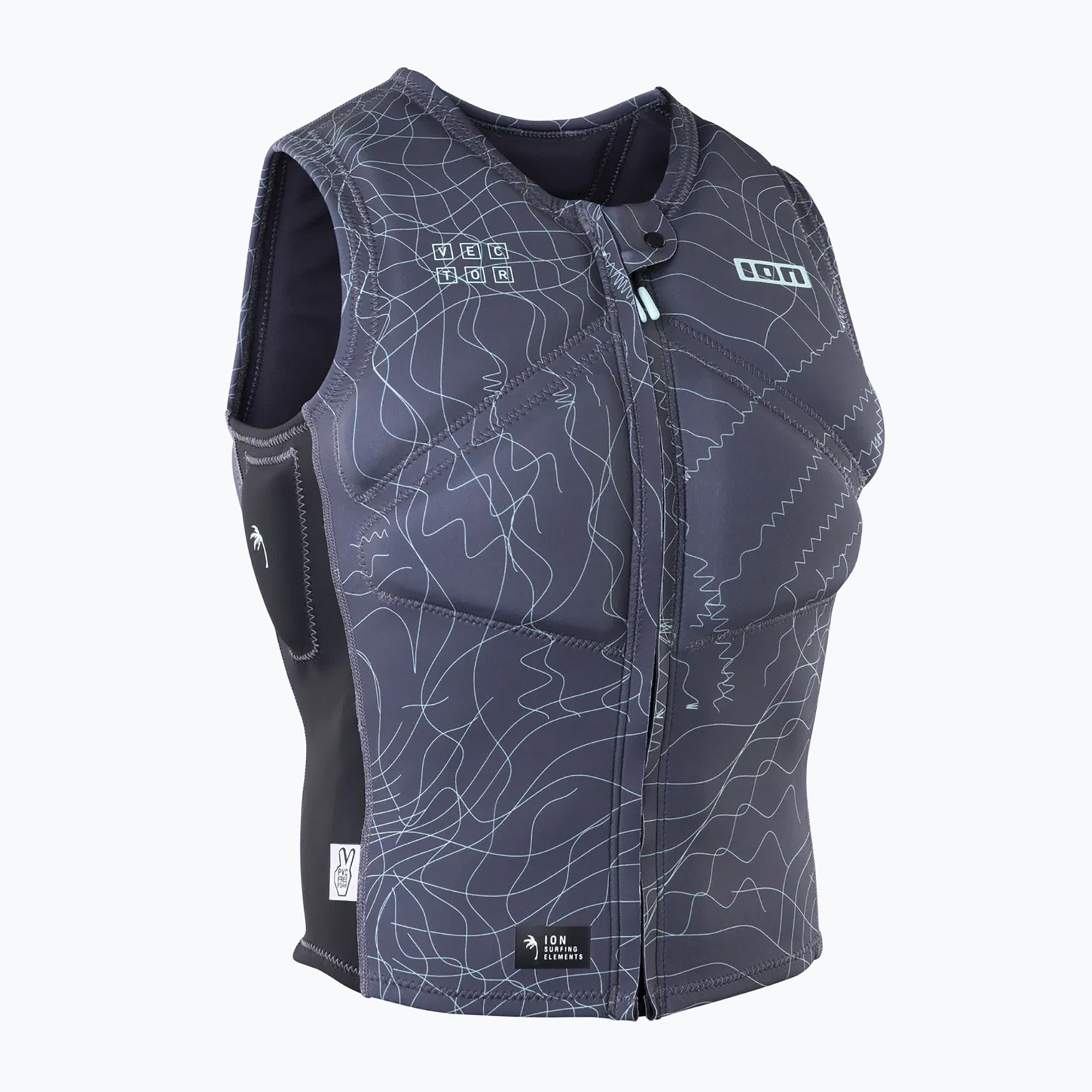 Schutzweste für Herren ION Vector Core Front Zip sage grey (48222-4165 ...