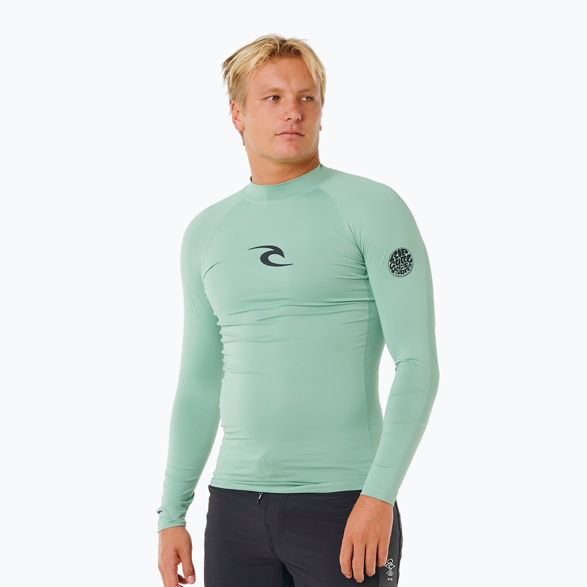Herren-Bade-Longsleeve Rip Curl Waves Upf Perf lava red (16FMRV ...